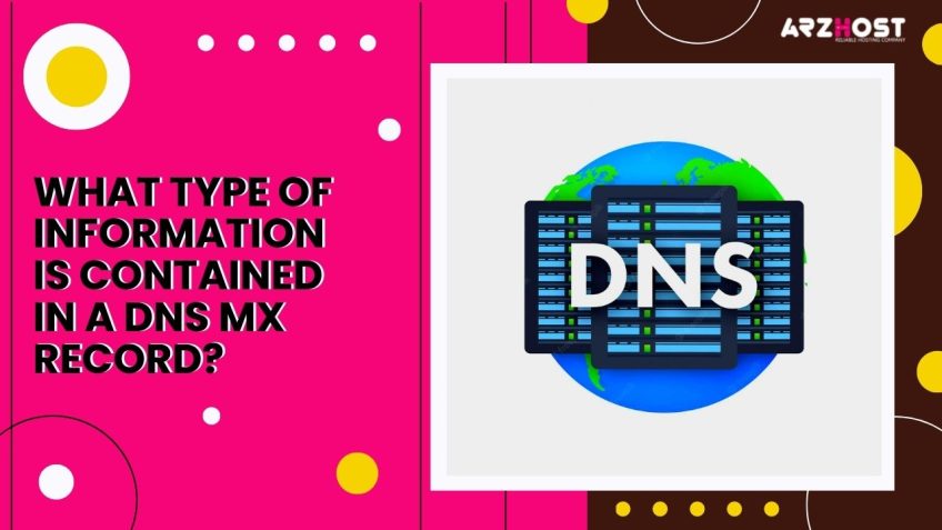 what type of information is contained in a dns mx record?