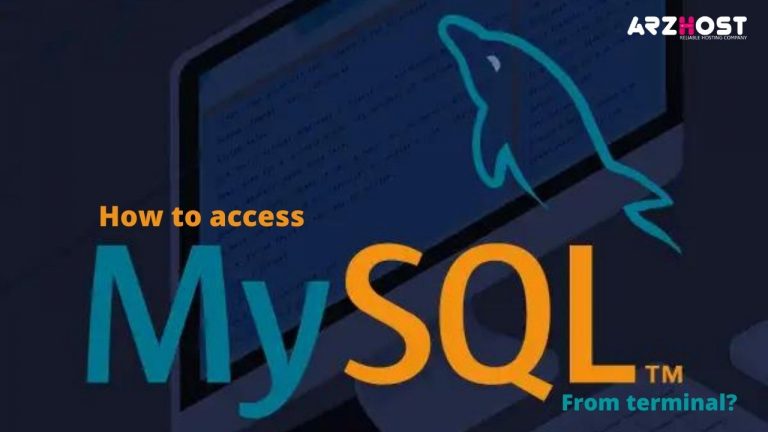 How to access MySQL from terminal? - ARZ Host