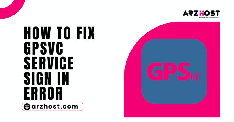 Fix GPSVC Service Sign In Error With This Simple Guide