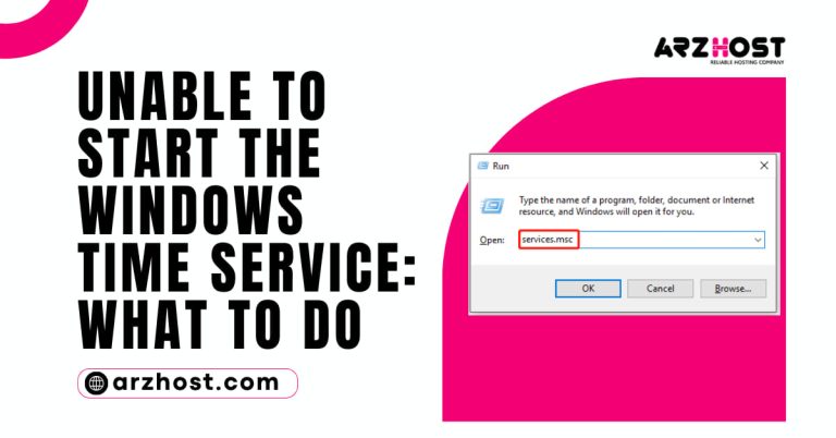 Unable To Start The Windows Time Service: What To Do