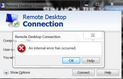 RDP Internal Error Windows 10: Fix The Internal Error